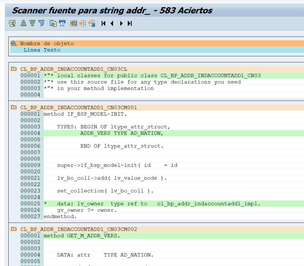 SAP Referencia de utilización (Where-Used List) – Jorge Ocampos